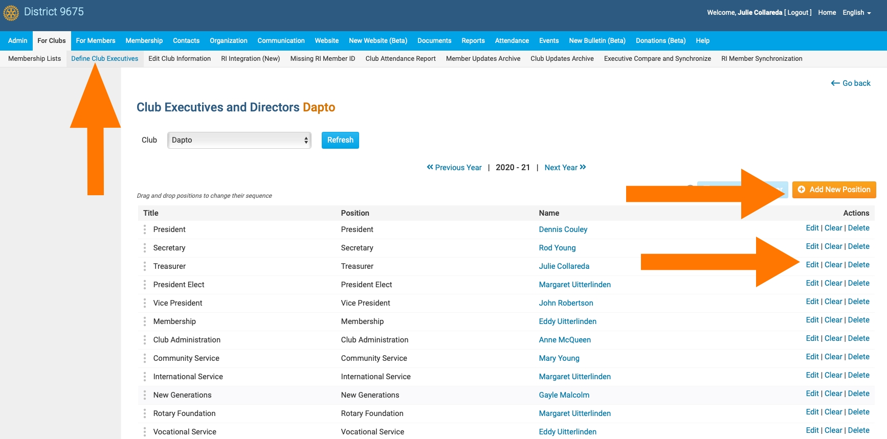 District 9675 website (ClubRunner) | MyLearning